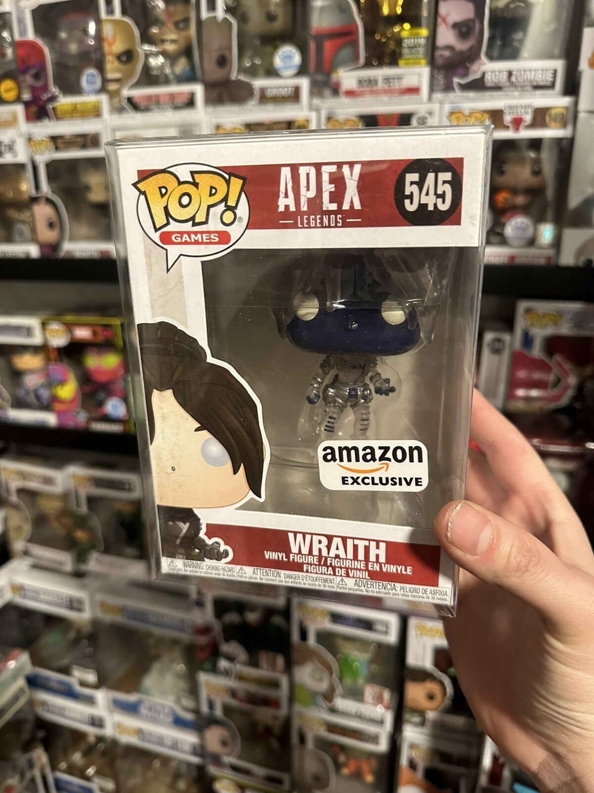 Funko Pop! - Apex Legends: Wraith Translucent #545 - Amazon Exclusive ...