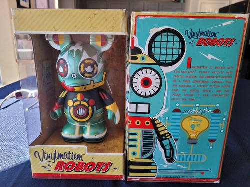 Disney Vinylmation Robots Series 1 Reflector Bot Limited Edition 600 9 ...