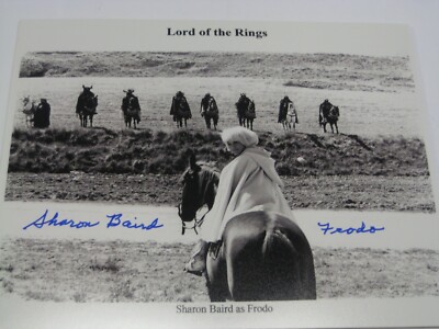 SHARON BAIRD "LORD OF THE RINGS FRODO" RARE AUTO SIGNED 8X10 PHOTO COA ...
