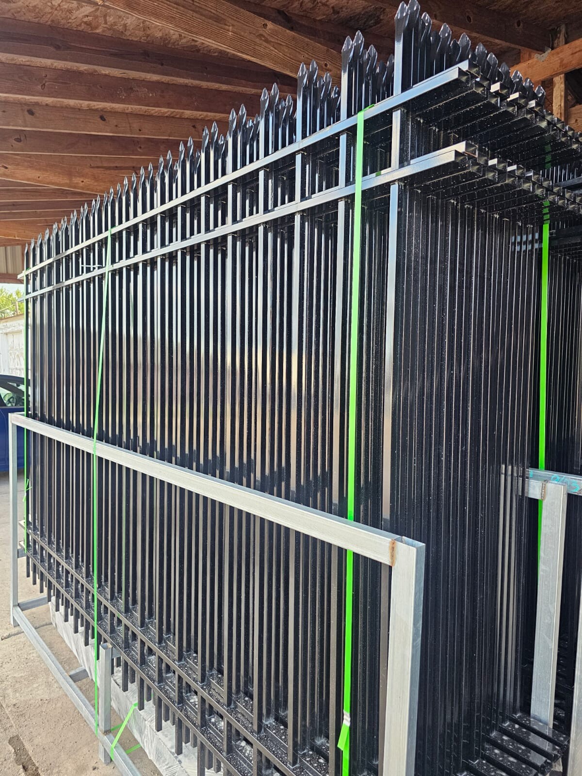 Quantity of ( 20 ) FEN20 10ft x 7ft Heavy Duty Wrought Iron Site Fence ...