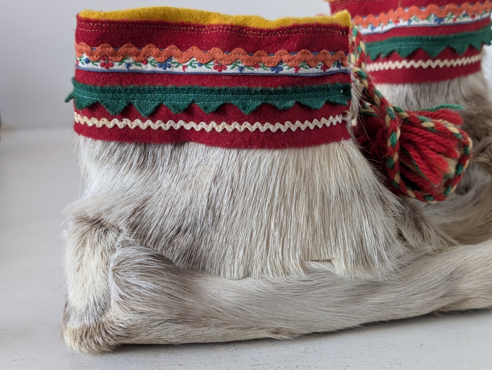 Vintage Saami Lapland Shoes Reindeer Fur Boots Sami Boots Shoes ...