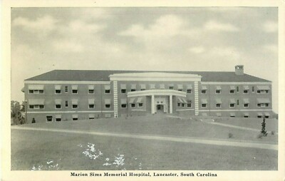 c1940 Marion Sims Memorial Hospital, Lancaster, South Carolina Postcard ...