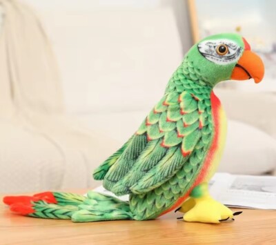 Green Macaw Parrot Bird Plush Toy 10