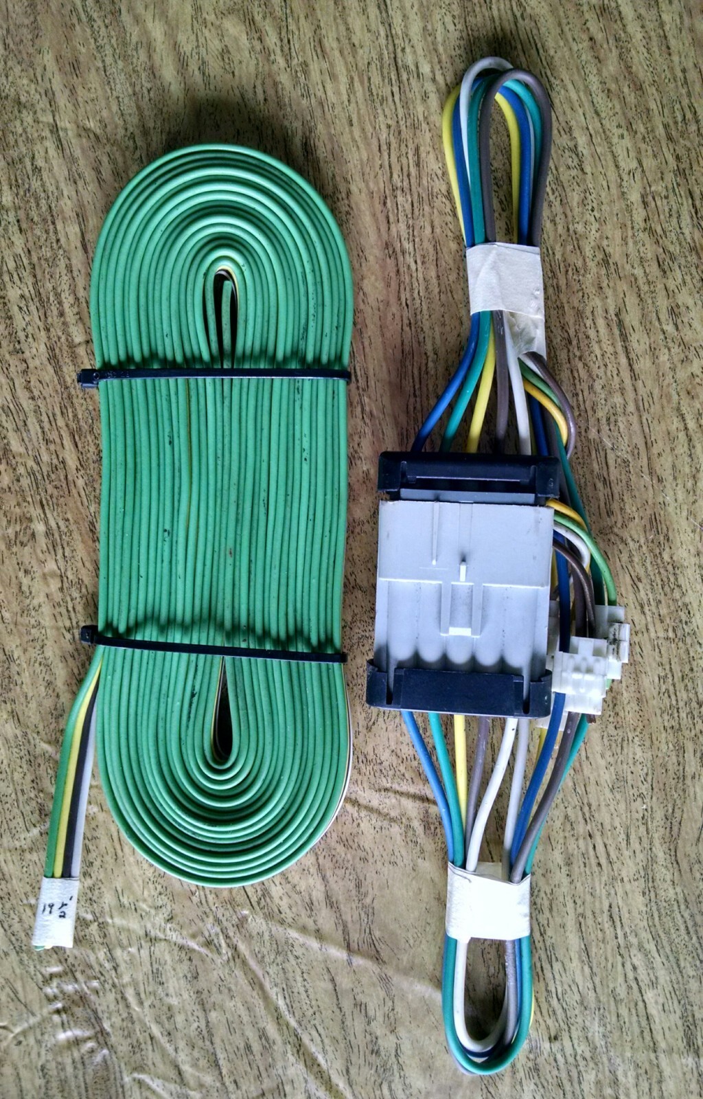 Automotive HD 5 wire waterproof connector with 19-1/2', 4 color 4 ...