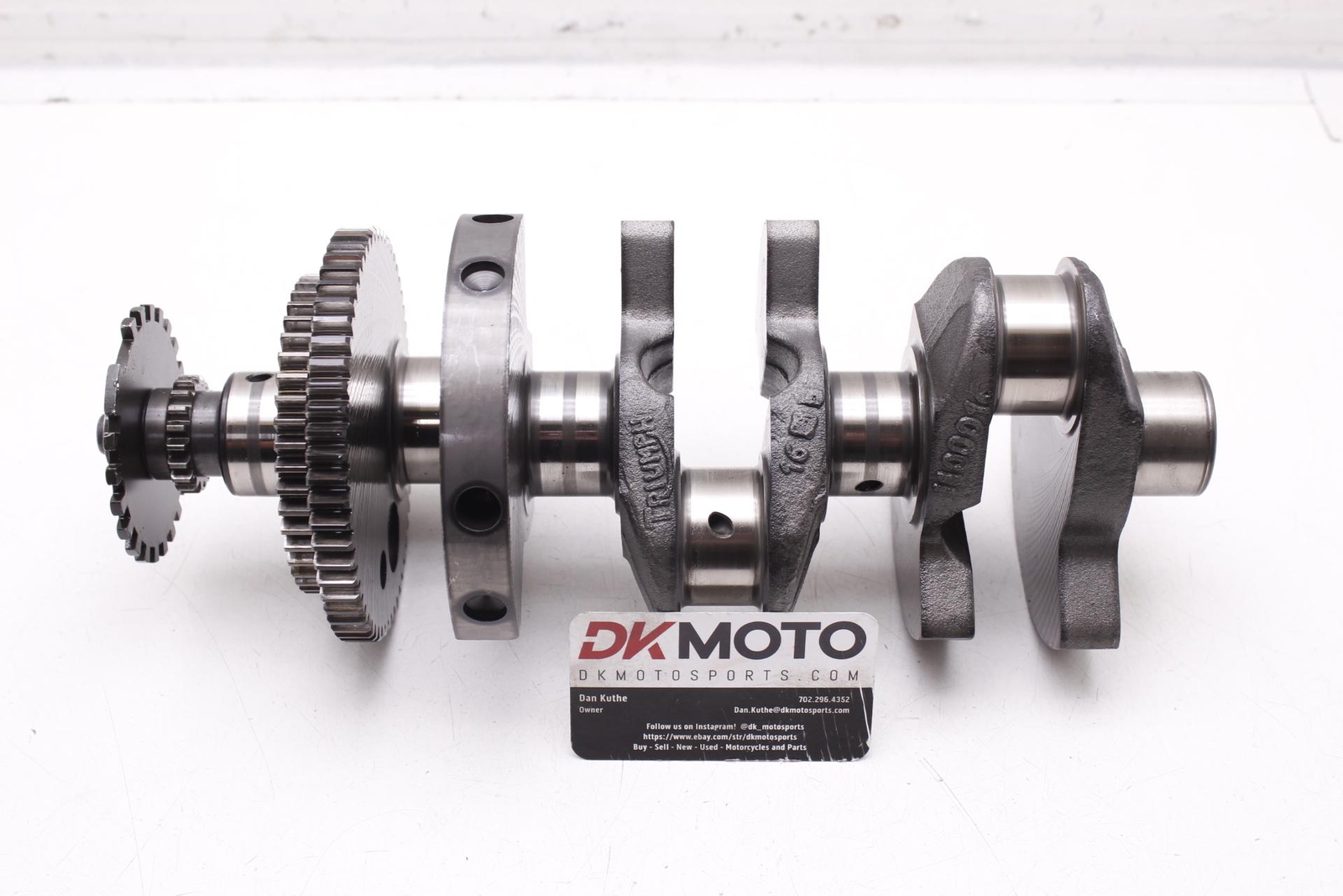 97 TRIUMPH DAYTONA T595 955i OEM ENGINE MOTOR CRANKSHAFT CRANK SHAFT ...