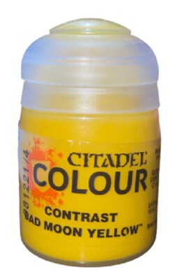 Warhammer Citadel Colour ﻿﻿Bad Moon Yellow 18ml (Contrast) Paint Pot ...