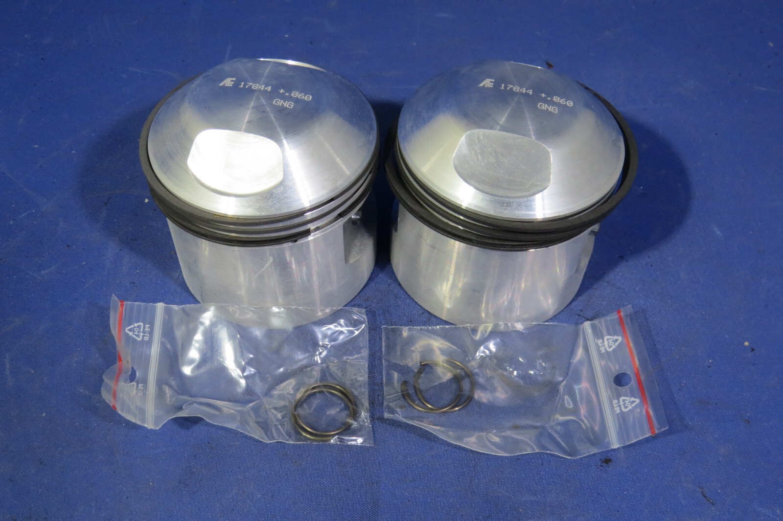 TRIUMPH BONNEVILLE TIGER T120 TR6 GENUINE AE HEPOLITE PISTONS 71MM +0. ...