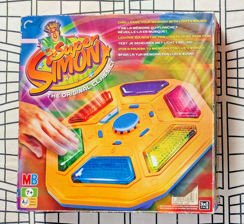 Jeu De Société Super Simon MB Complet Fonctionne Avec Notice | eBay