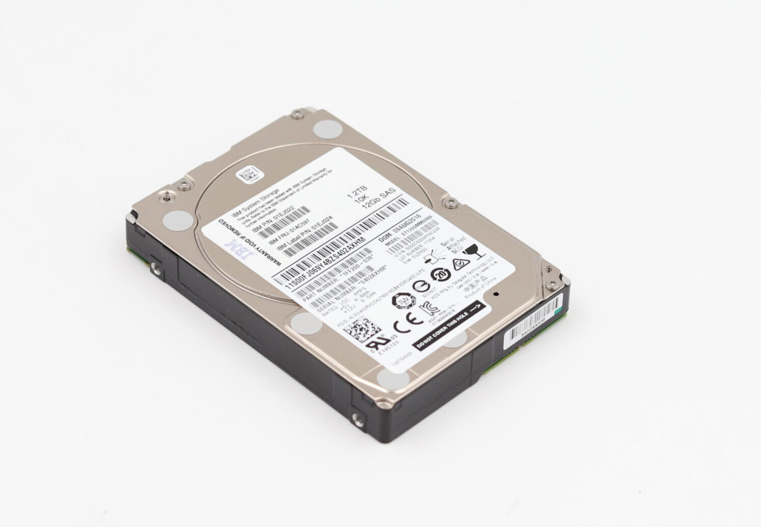 IBM ST1200MM0088 1.2TB 2.5" 12Gb/s 10K RPM SAS Hard Drive FRU P/N ...