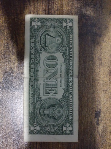 $1 One Dollar Bill Error Misaligned / Misprint / Miscut / Offset ...