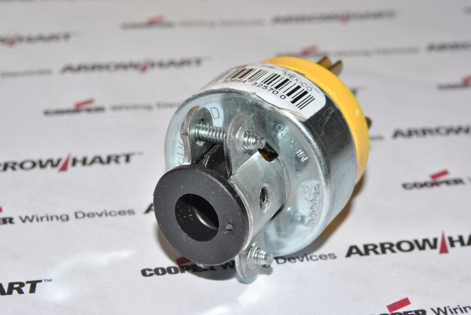 1pcs- 2866 COOPER WIRING Eaton 15A 250V 6-15 Vinyl Armored and Rubber ...