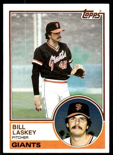 1983 Topps Bill Laskey RC San Francisco Giants #518 | eBay