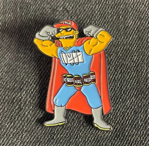 Duffman - The Simpsons -Duff Beer - Enamel Pin | eBay