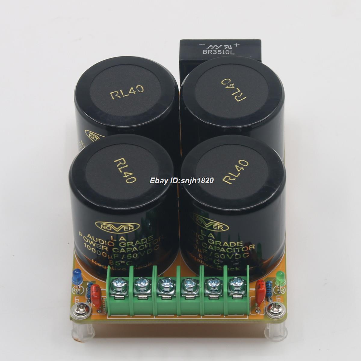 HiFi 10000UF 50V/63V Power Supply Rectifier Filter Board Dual Out ...