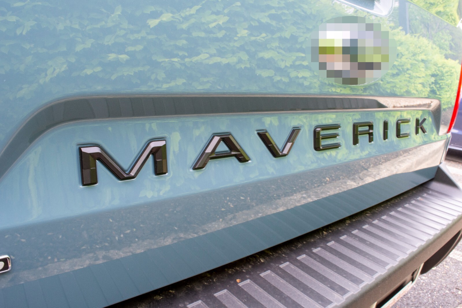 2022-2024 Ford Maverick Matte Black Tailgate Insert Letters Badge For ...