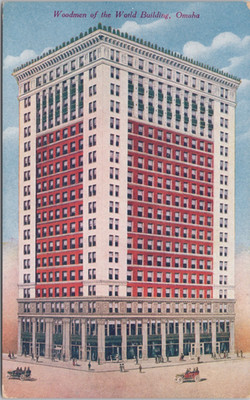 POSTCARD-WOODMEN OF THE WORLD BUILDING, OMAHA | eBay