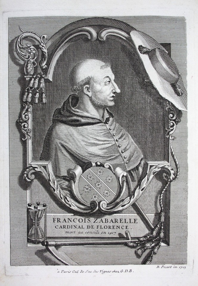 Francesco Zabarella Cardinal Archbishop Florence Italy Portrait 1713 | eBay