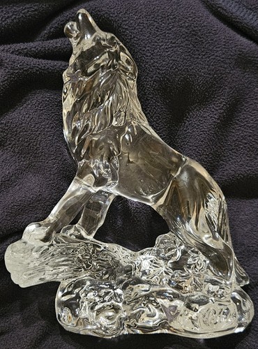 PRINCESS HOUSE WOLF WONDERS OF THE WILD, GERMANY, LEAD CRYSTAL, GERMAN ...