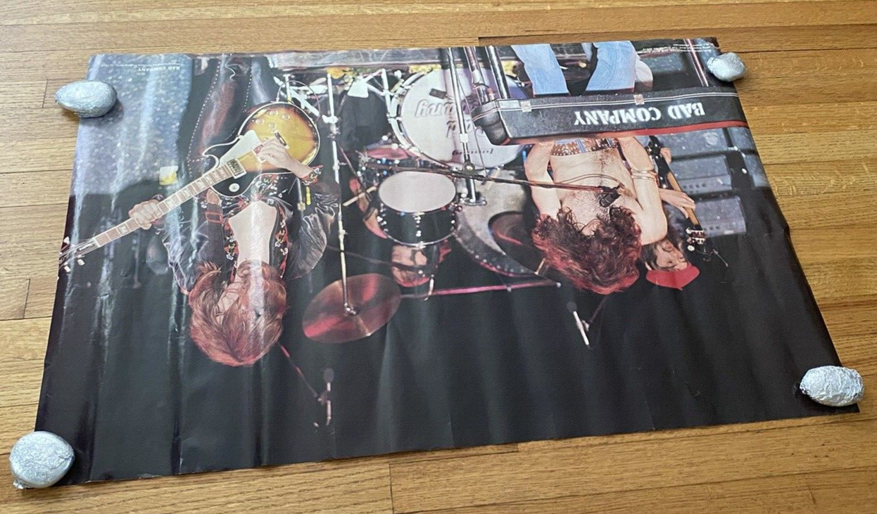 Rare One Stop Posters 1977 Bad Company # 100 Paul Rodgers Original 35"X ...