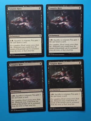 MTG 4x Vampiric Rites x4 LP Battle for Zendikar Magic Playset | eBay