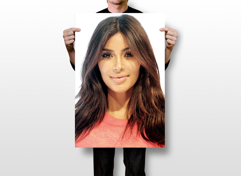 Kim Kardashian Sexy Model Socialite Art Wall Indoor Room Poster- POSTER ...
