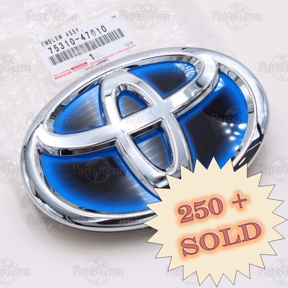 75310-47010 GENUINE Toyota PRIUS Front Grille Radiator Emblem Blue ...