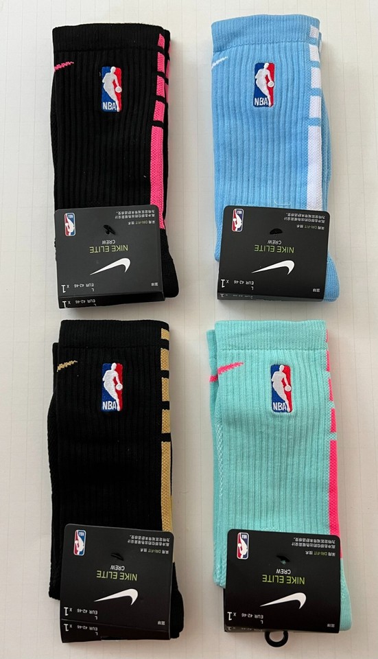 Nike NBA ELITE Crew Basketball Socks DRI-FIT Size Large. **Many Colors ...
