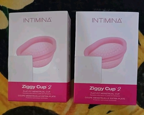 Intimina Ziggy Cup 2 - Ultra-Thin Flat-Fit Reusable Menstrual Disc ( 2 ...