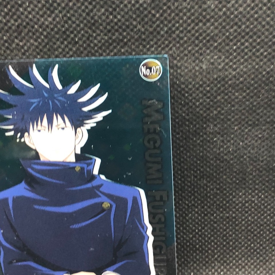 Megumi Fushiguro Jujutsu Kaisen Plastic Card No.07 Jump Bandai Japanese ...
