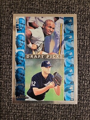 1998 Topps Chrome Troy Glaus & JJ Davis Rookie RC #492 Anaheim Angels ...