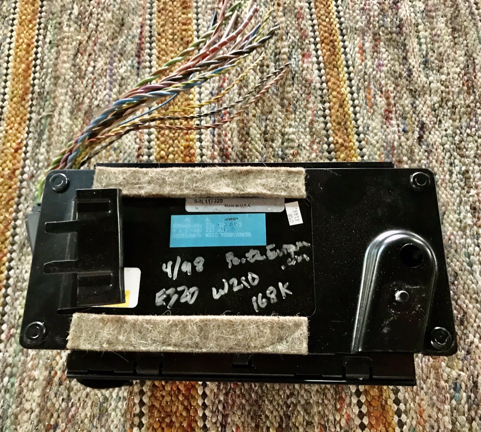 96-98 Mercedes W210 E300 E320 E430 BOSE Amp Amplifier Audio OEM ...