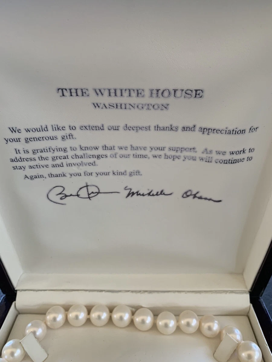 Michelle Obama Pearl Necklace