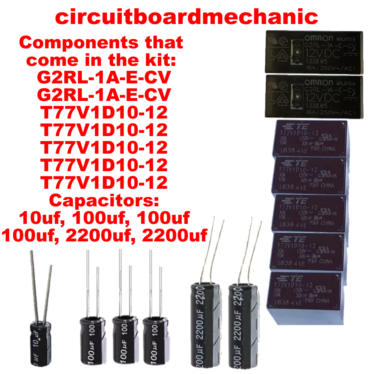 Repair Kit 316650010 316650011 Electrolux Frigidaire Control Board ...