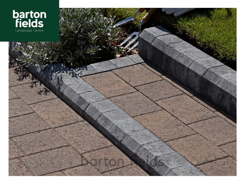 Driveway Low Kerbs / KS Key Kerb Edging in Charcoal: 120mm High - Inc ...