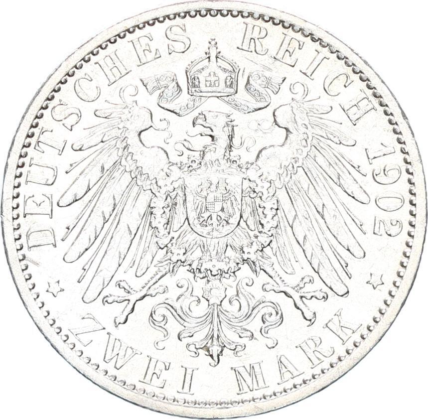 Preußen Wilhelm II. 2 Mark 1902 A Silber ss+ J 102 | eBay