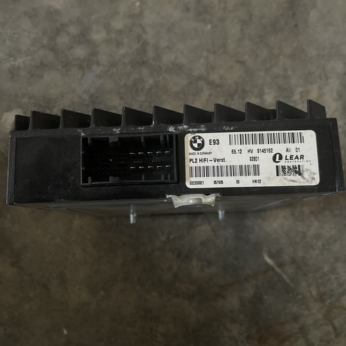 07-10 BMW E93 335i CONVERTIBLE HIFI AUDIO SYSTEM AMPLIFIER AMP 9145162 ...