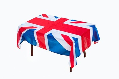 Rectangular Tablecloth UK British Flag Fade-Resistant Washable National ...