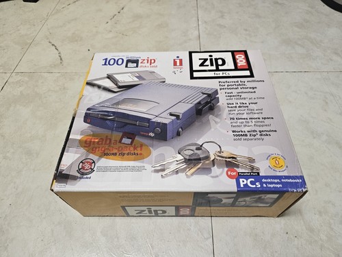 Zip 100 Iomega PCS Zip drive Vintage | eBay