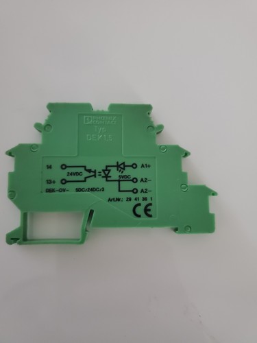 Phoenix Contact DEK-OV-5DC/24DC/3 Relay 5VDC Input 24VDC Output | eBay