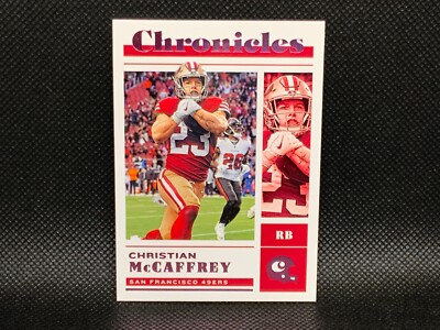2022 Panini Chronicles CHRISTIAN MCCAFFREY Pink Chronicles #29 49ers | eBay