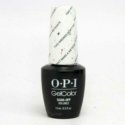 OPI Gel Color Two Wrongs Don't Make a Meteorite (HP G48) | eBay