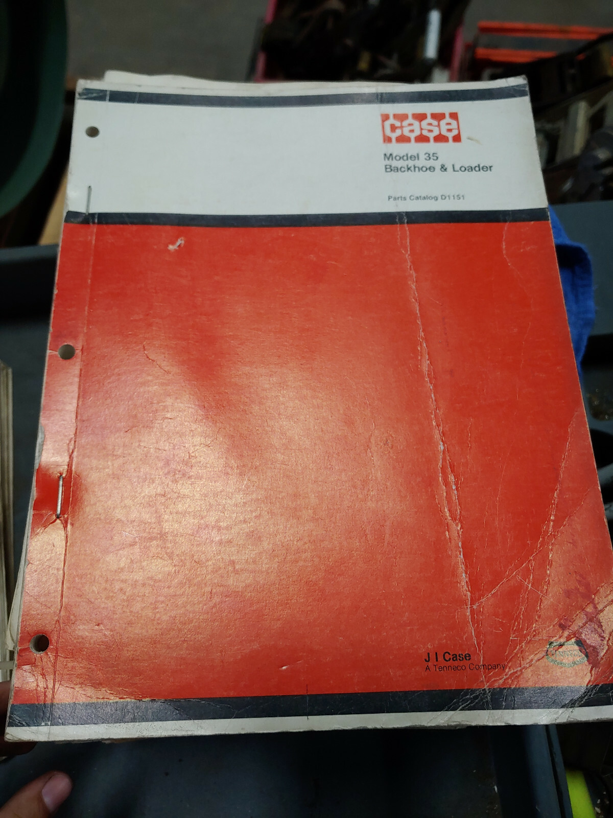 CASE MODEL 35 BACKHOE & LOADER PARTS CATALOG D1151 | eBay