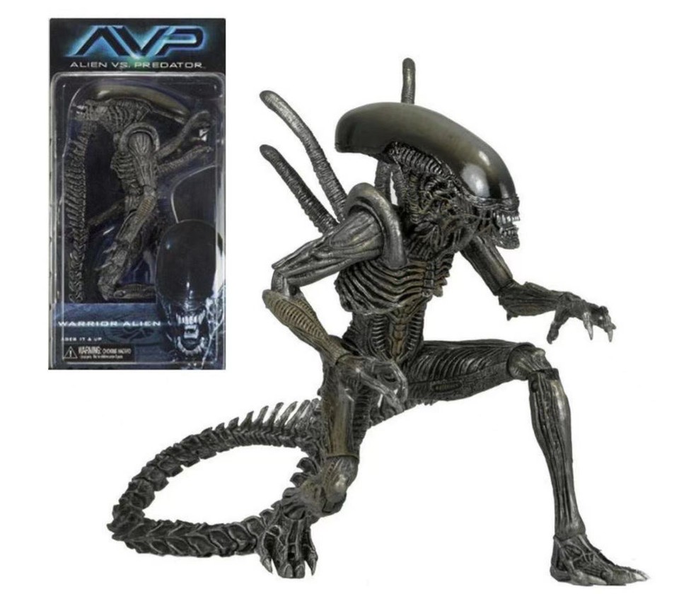 NECA Aliens Warrior Model Alien vs Predator AVP Black Action Figure 7 ...