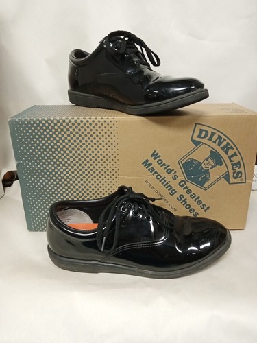 Dinkles Marching Band Shoes Shiny Black Unisex Mens Size 5 Womens Size ...