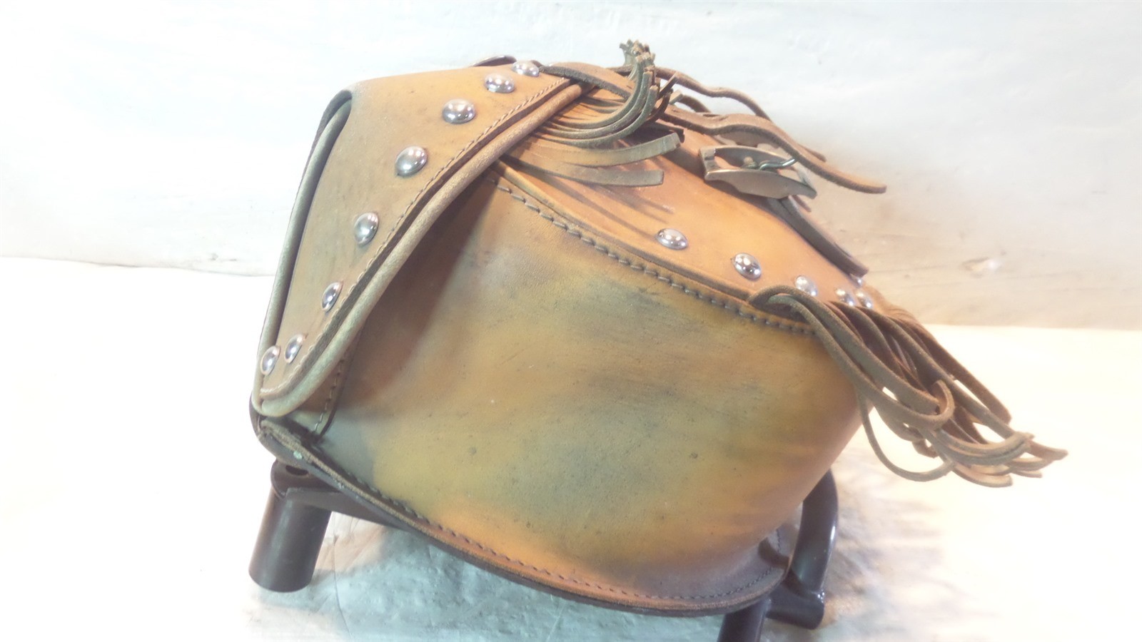 2003 03 Indian Gilroy Chief Vintage Brown Left Rear Saddlebag Saddle ...
