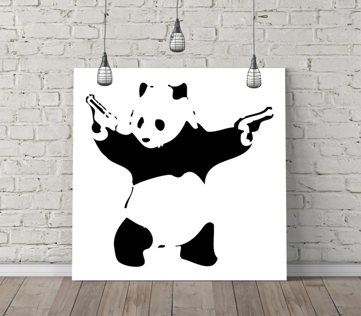 Banksy Sjablong Panda