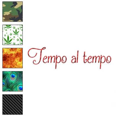 Tempo Al Tempo Italian, Vinyl Decal Sticker, 40 Patterns & 3 Sizes ...