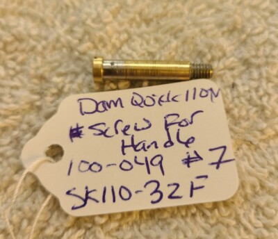 Dam Quick 110N Used Fishing Reel Part -Grip Handle Screw - #1 | eBay