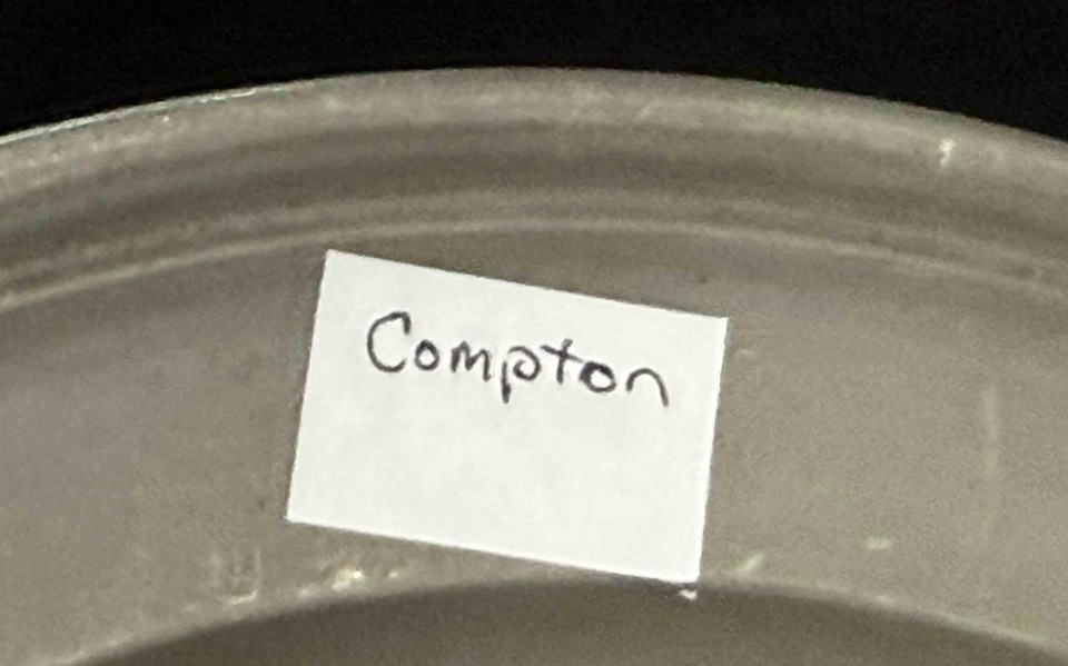 Antique English Pewter Plate, Thomas Compton, c. 1810 | eBay