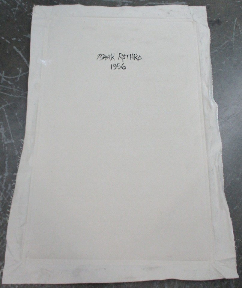 MARK ROTHKO - large painting on canvas - abstract expressionism - mid ...